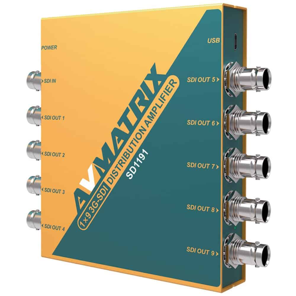 Video :: Interfaces :: Splitters & converters :: AVMATRIX SD1191 : 1X9 ...