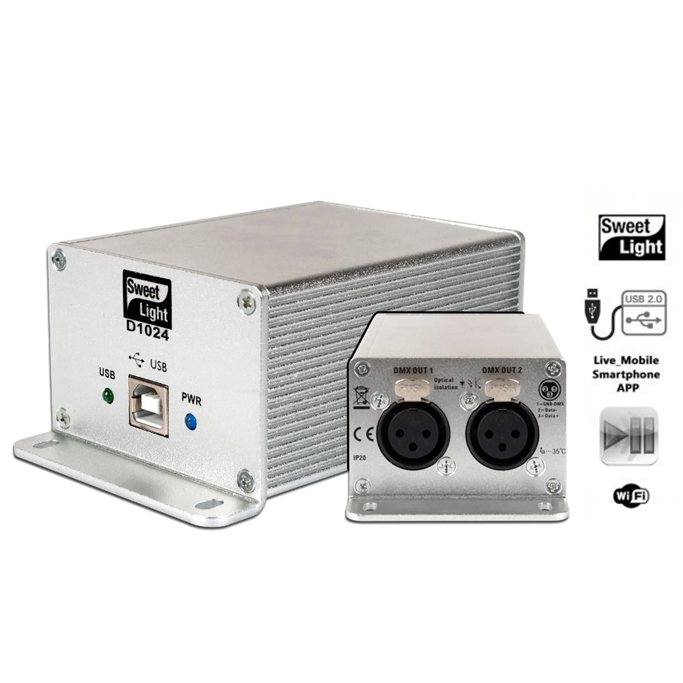 Video :: DMX :: DMX Interfaces :: CONTEST SWEET D1024 : 1024 DMX OR ...