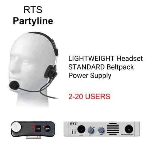 Comms :: Production intercoms :: Wired :: RTS PARTYLINE : 3 USER WITH ...