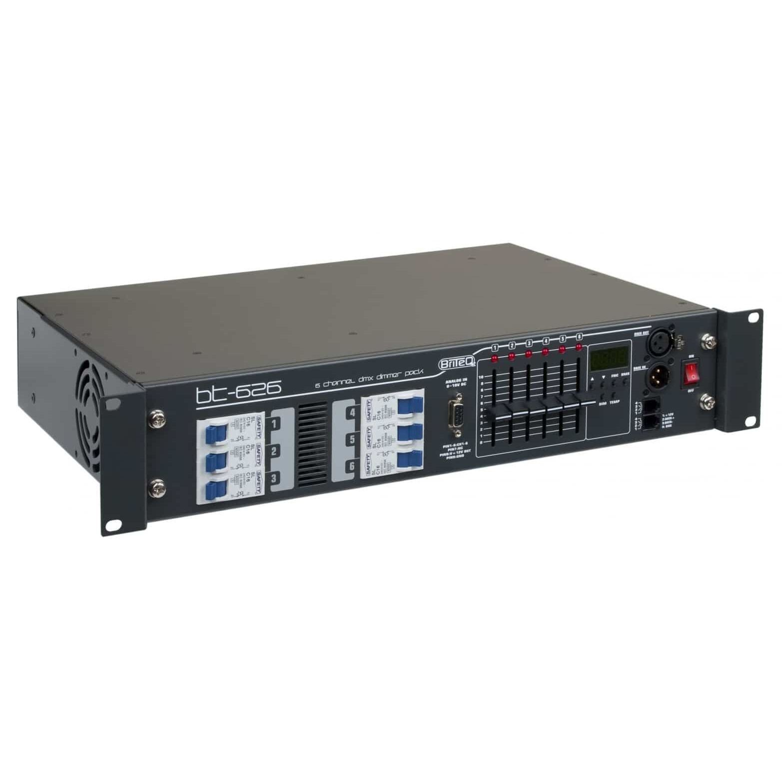 Power :: Power distribution :: Dimmers :: BRITEQ BT-626 : PRO 19" RACK ...