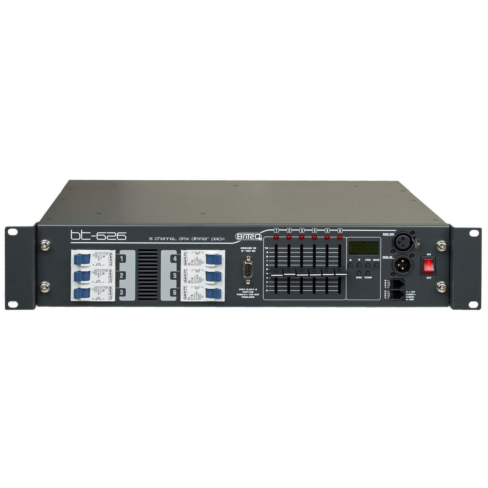 Power :: Power distribution :: Dimmers :: BRITEQ BT-626 : PRO 19" RACK ...