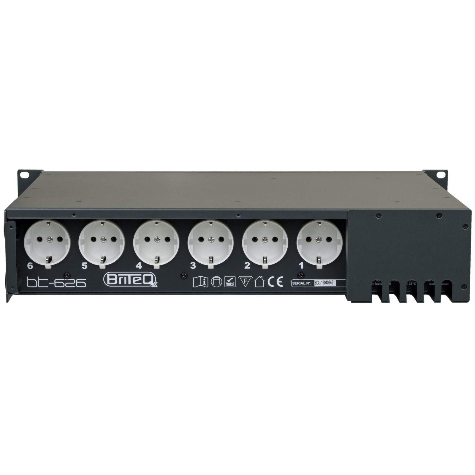 Power :: Power distribution :: Dimmers :: BRITEQ BT-626 : PRO 19" RACK ...